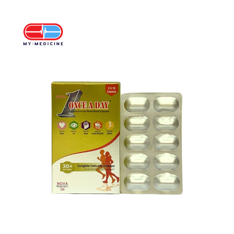 Once A Day Multivitamins Capsules (10's x 3) | My-Medicine: Myanmar ...
