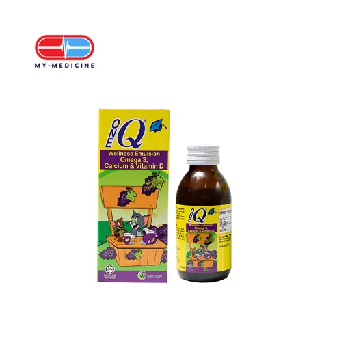 One Q Emulsion Omega 3+ Calcium & Vitamin D 120ml | My-Medicine ...