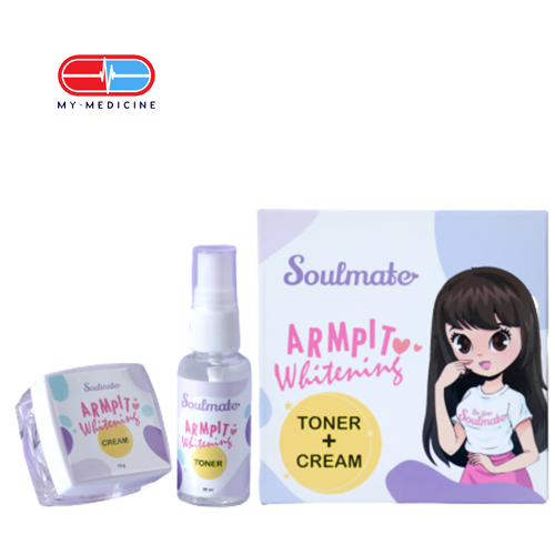 Be Your Soulmate Armpit Whitening Toner & Cream Set | My-Medicine ...