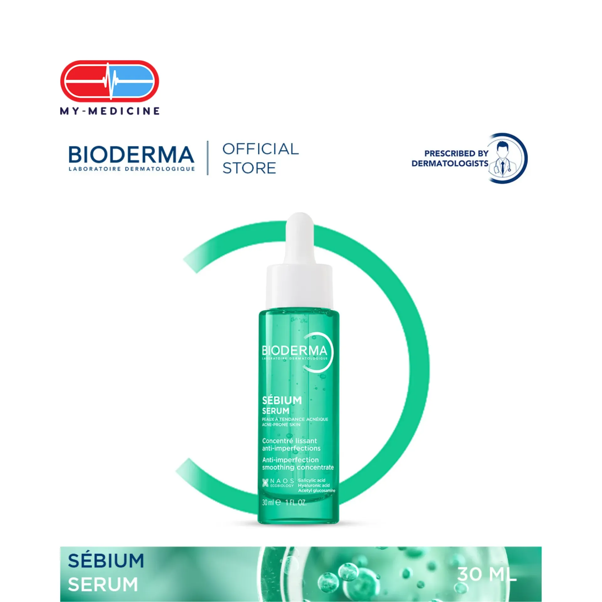 Bioderma Sebium Serum 30 ml | My-Medicine: Myanmar Online Pharmacy Store